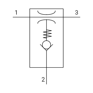 Non Return Valve Symbol | Capital X Panel Designer by Siemens